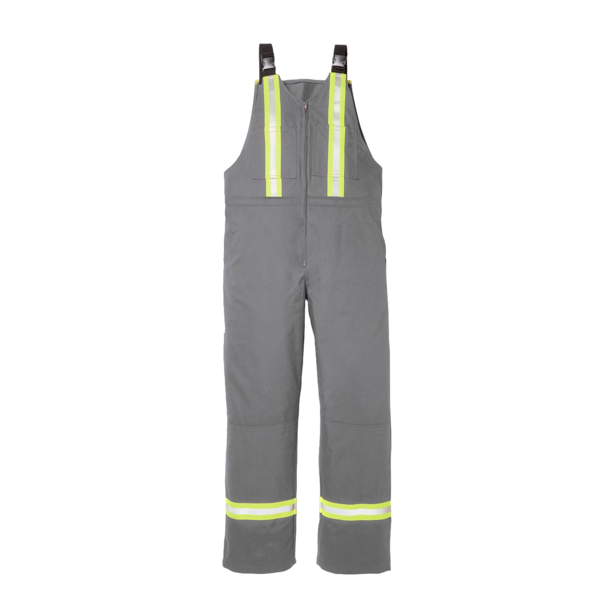 FR 88/12 Grey Bib with Reflective Trim – Rasco CA