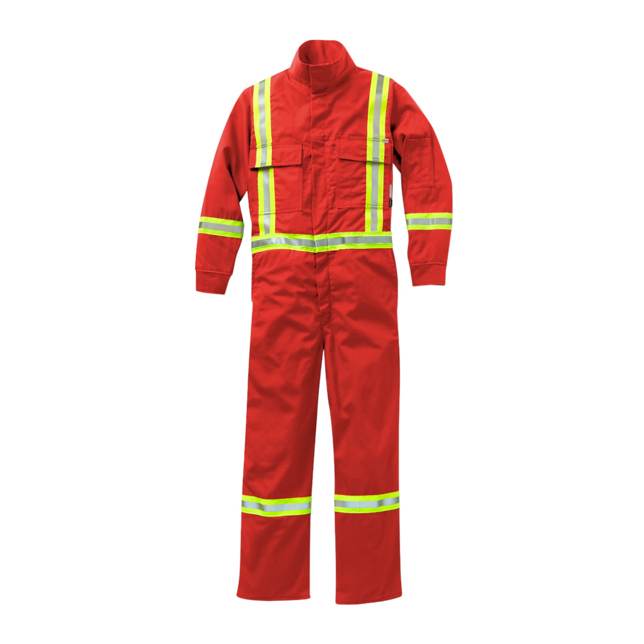 FR 88/12 Red Coverall with CSA Trim – Rasco FR Canada