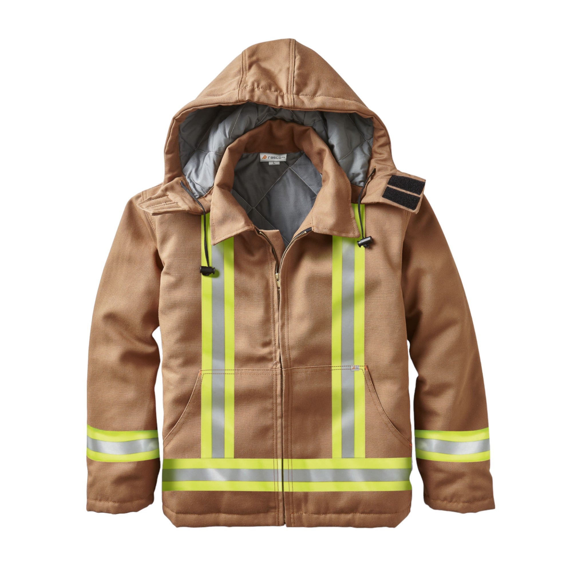 FR Canvas Hooded Jacket w CSA Trim – Rasco FR Canada